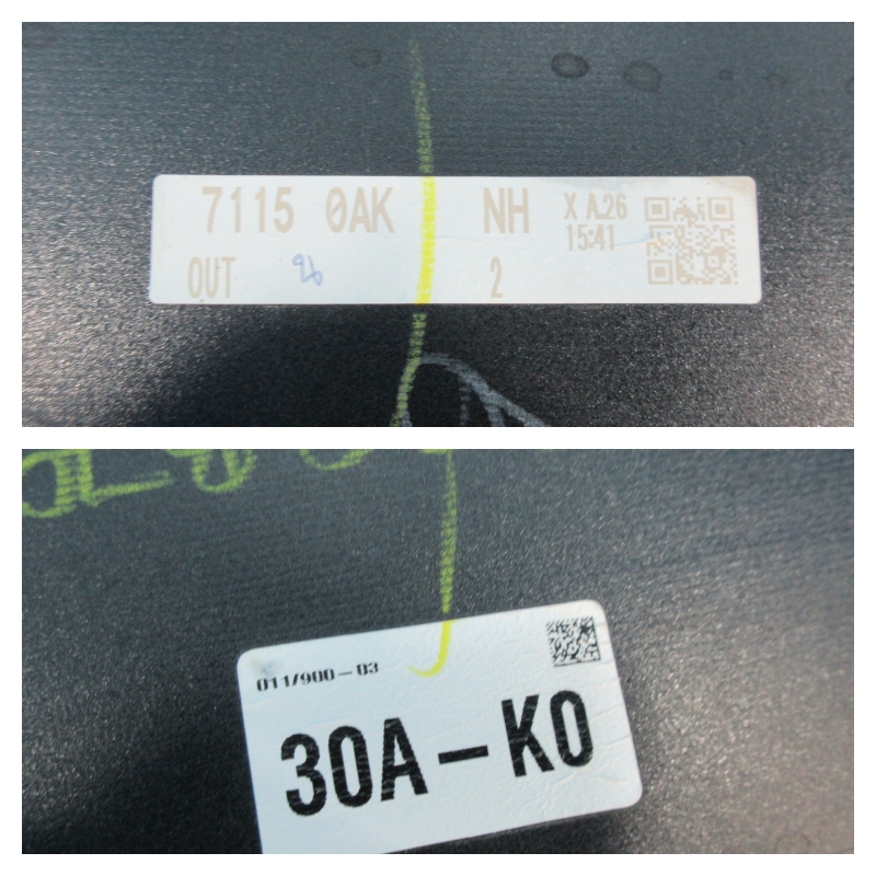 Yahoo!オークション - X HONDA アコード CY2 フロントバンパースポイラ...