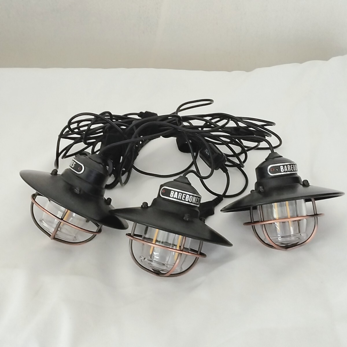 BAREBONES ベアボーンズリビング エジソンストリングライトLED 3連 ブラック アウトドア キャンプ A4-1029-HH-3(その他)｜売買されたオークション情報、yahooの商品 ...