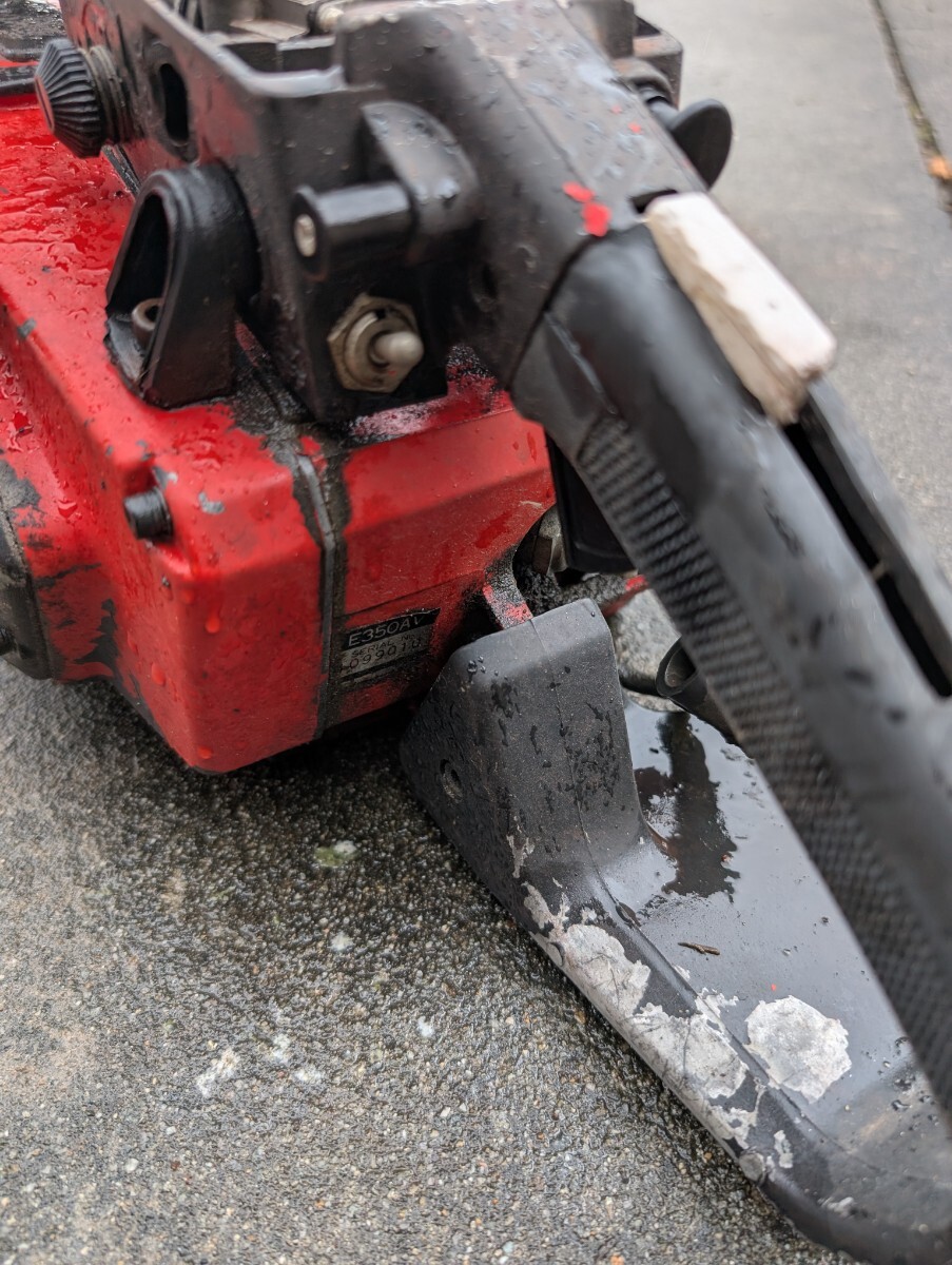 Yahoo!オークション - SA126 新ダイワE350AV チェーンソージャンク