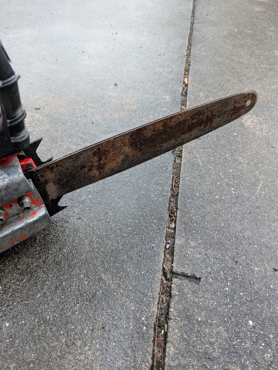 Yahoo!オークション - SA126 新ダイワE350AV チェーンソージャンク