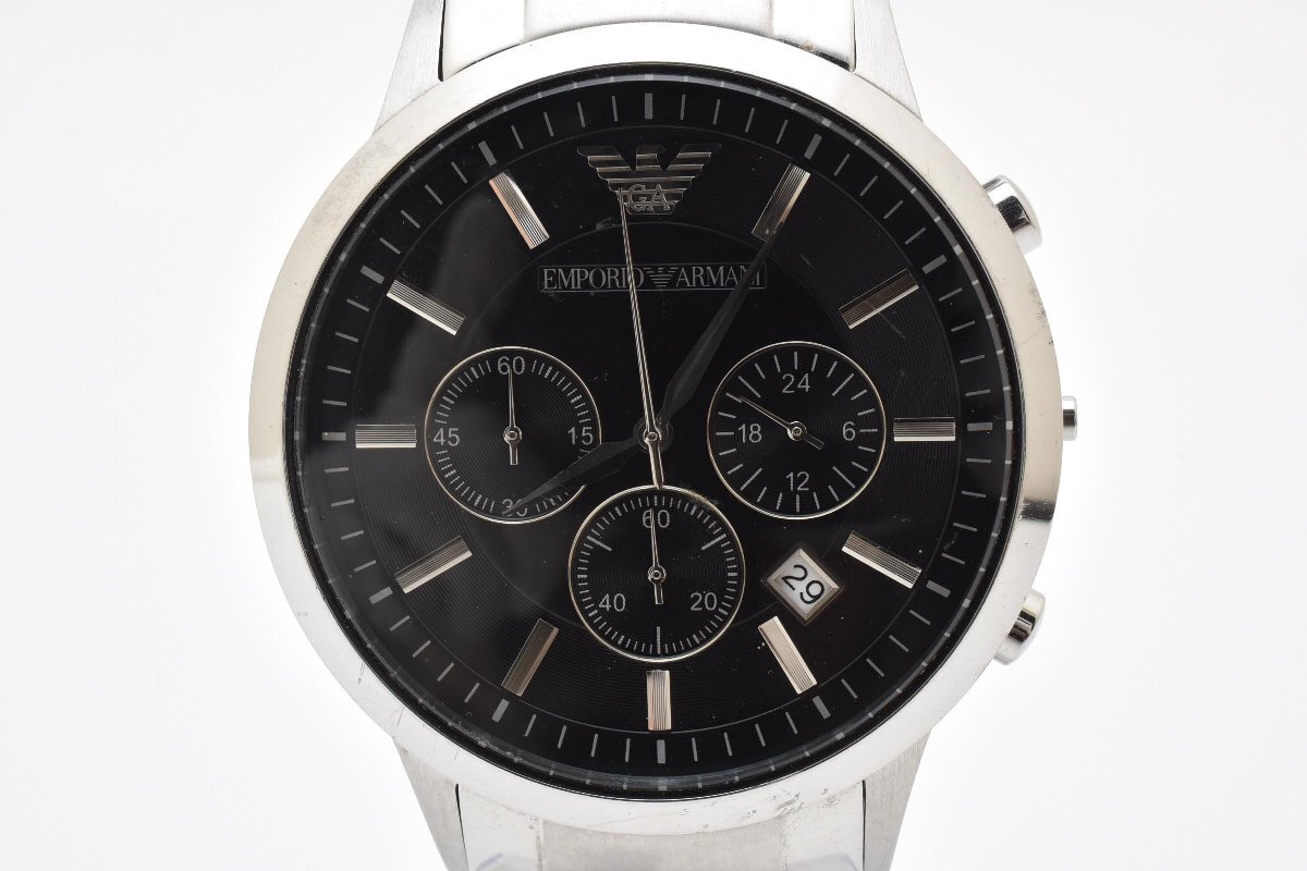 Yahoo!オークション - EMPORI ARMANI エンポリオアルマーニ 腕時計 メ...