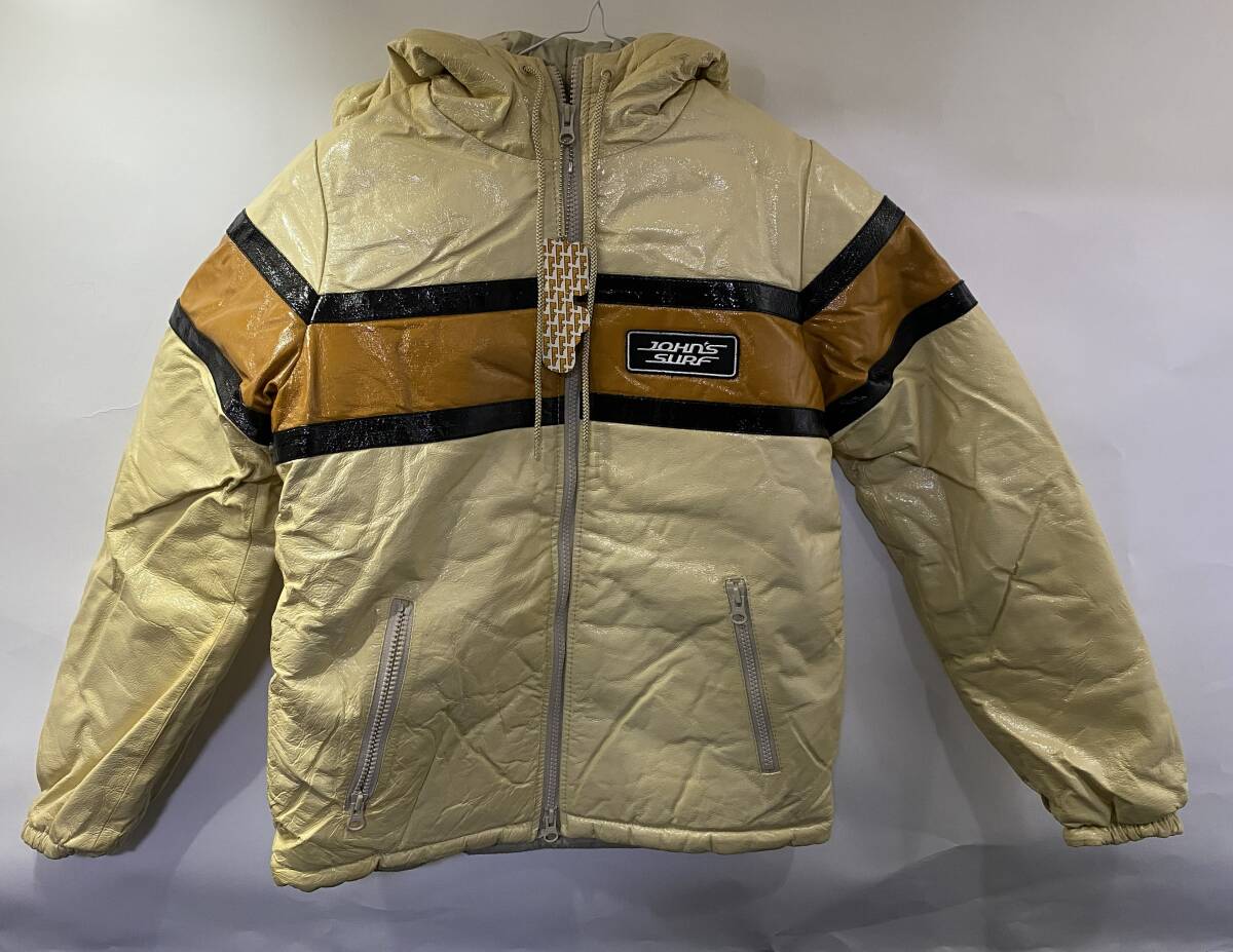 Yahoo!オークション - B236 1円～ 未使用 JOHN’S SURF レザー ダウン ...