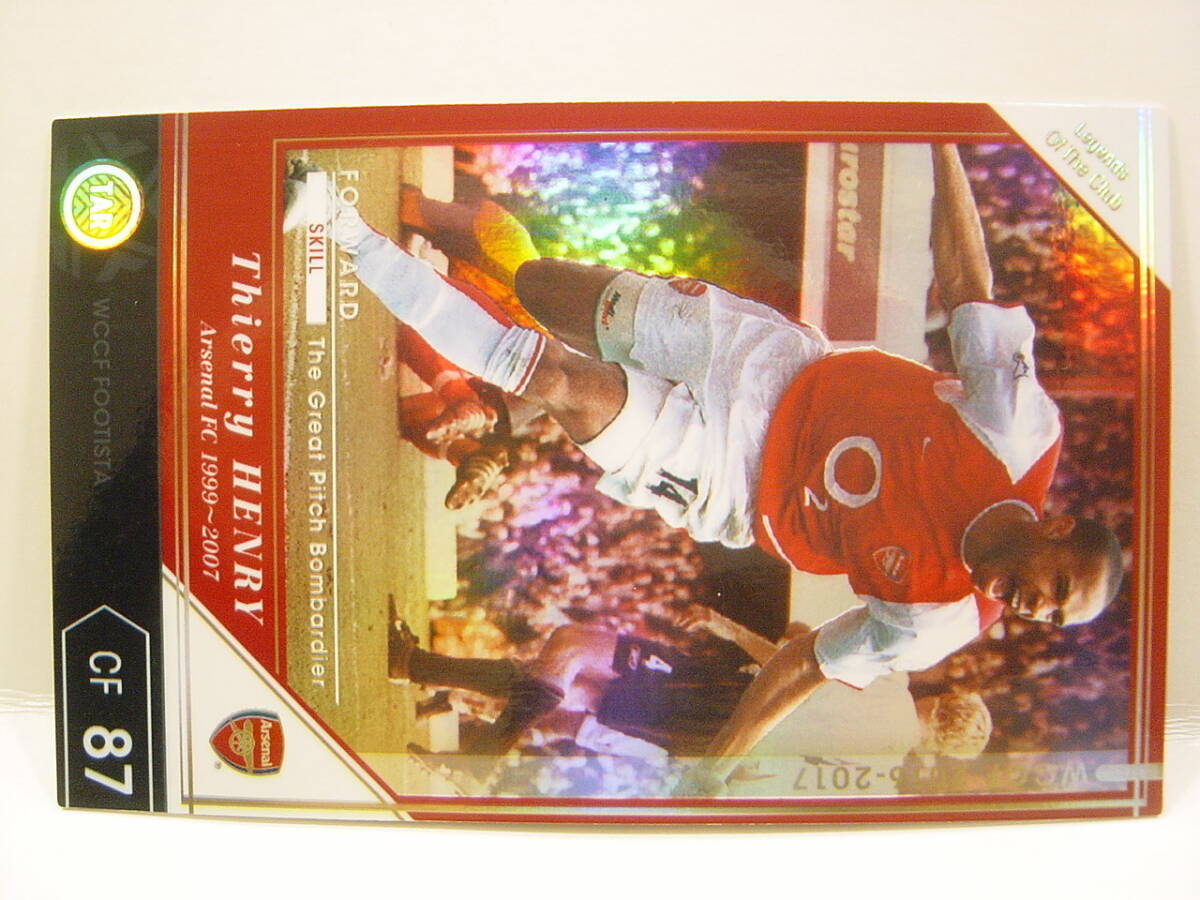 Yahoo!オークション - WCCF FOOTISTA 2016-2017 LEOC ティエリ・アンリ...