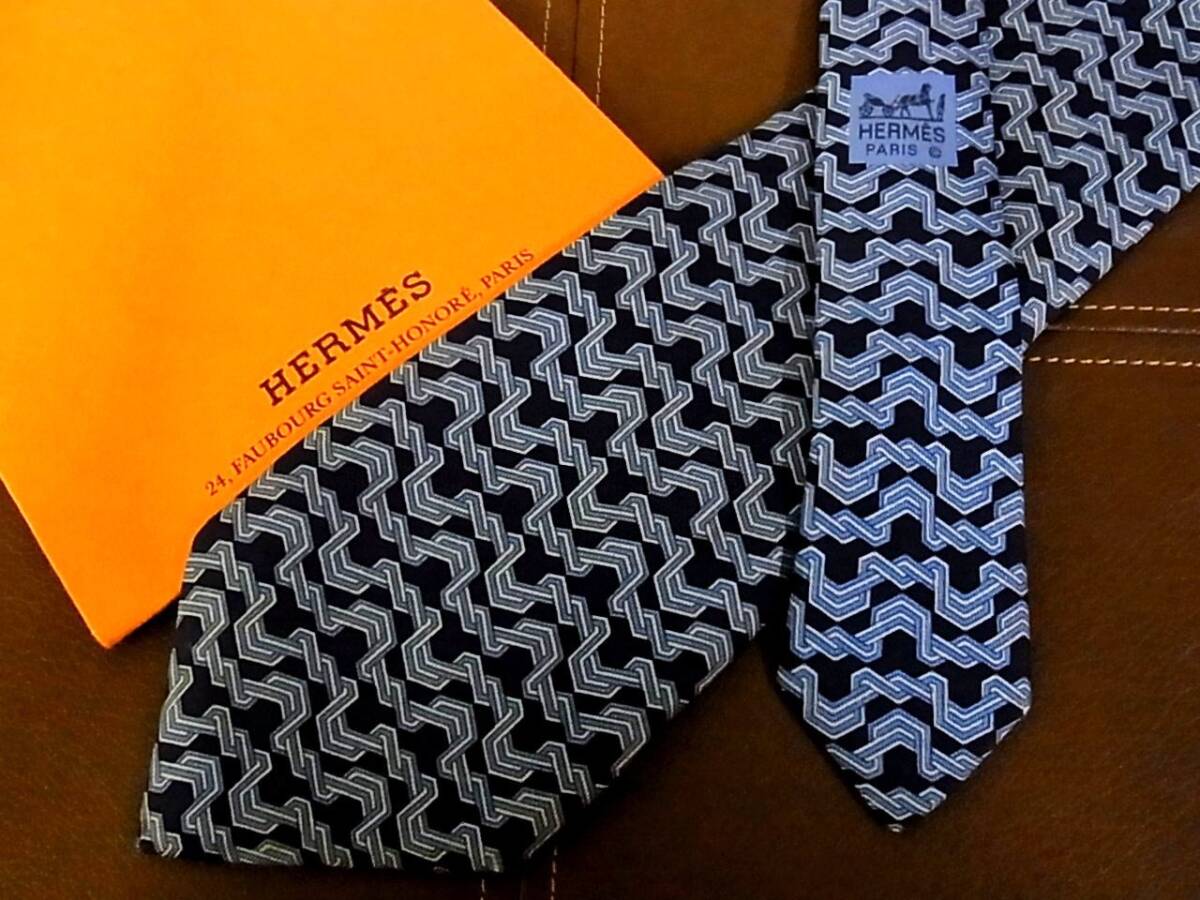 Yahoo!オークション - 5-4432 在庫処分SALE エルメス「HERMES」ネクタ...