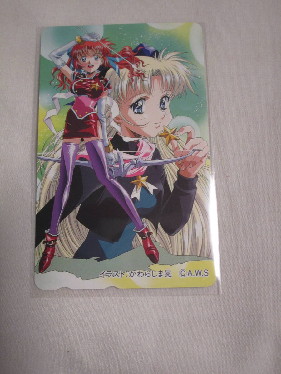 Yahoo!オークション - 【Q115】わらじま晃 イラスト テレカ