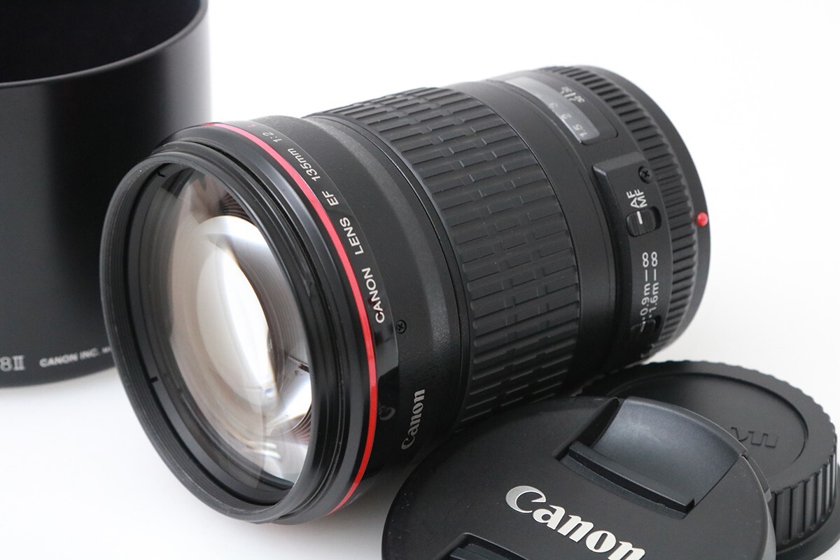 Yahoo!オークション - 【全額返金保証】美品｜キヤノン EF135mm F2L US...