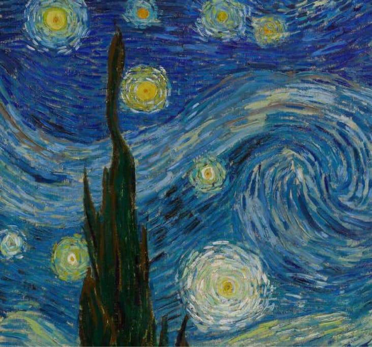 Yahoo!オークション - ゴッホ 『星月夜』 1889年 40x50cm 複製画 高品...