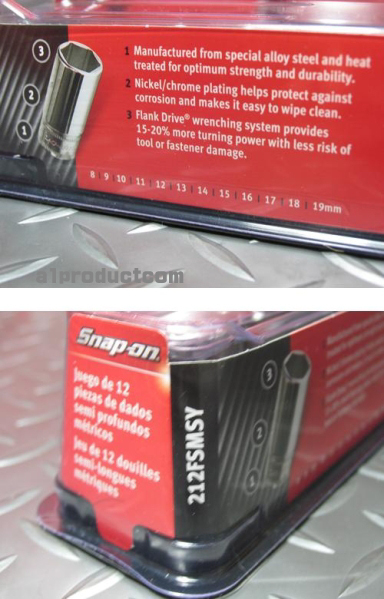 Yahoo!オークション - スナップオン Snap-on 3/8(9.5mm) 6ポイント セ...