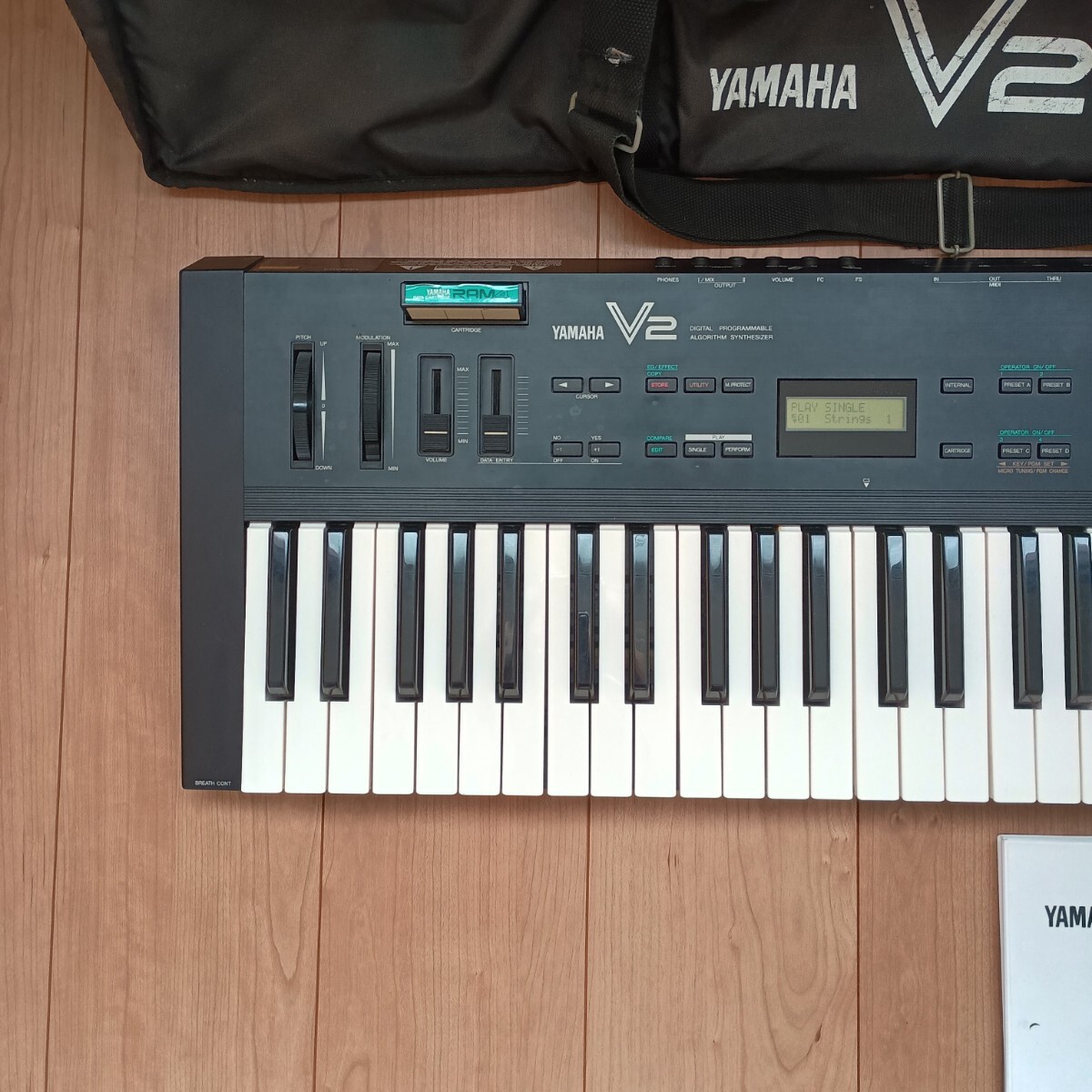 Yahoo!オークション - YAMAHA V2 (DX11) FM音源シンセサイザー 内蔵電...