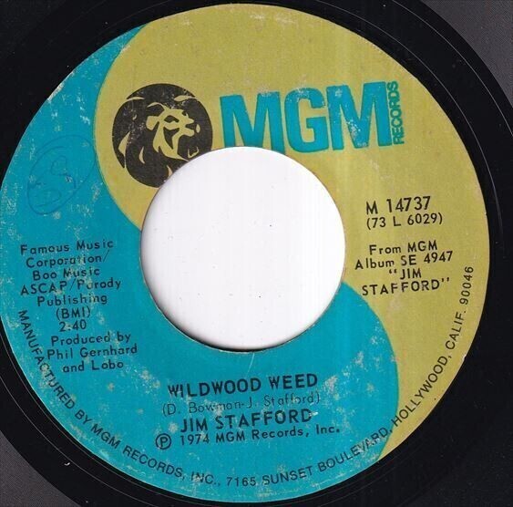 Yahoo!オークション - Jim Stafford - Wildwood Weed / The Last Chant...
