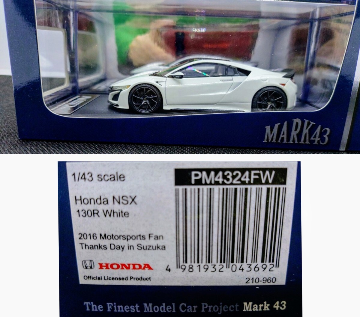 Yahoo!オークション - NC1 1/43 NSX 2016 モータスポーツファン感謝デ...