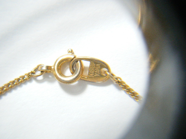 Yahoo!オークション - K18GP YAMA (金メッキ) ブレスレット 長さ 19cm...