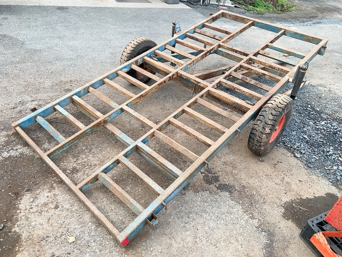 Yahoo!オークション - 中古 コンバイントレーラー シーソー式 荷台内寸...