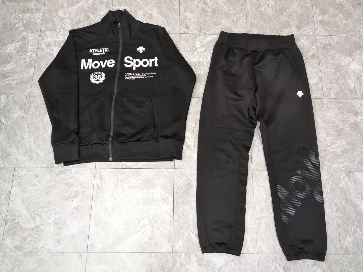 17 デサント ドライスウェット上下 ライトスムースドライスウェット ジャケットスウェットロングパンツDESCENTE MOVESPORTSメンズM黒y505(デサント)｜売買された ...