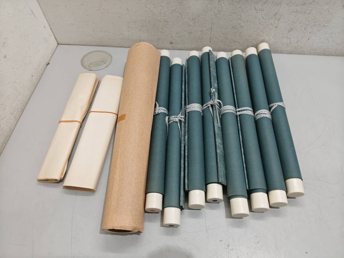 Yahoo!オークション - 71135 掛軸 まとめ 9点+2点おまけ 小さ目 サイズ...