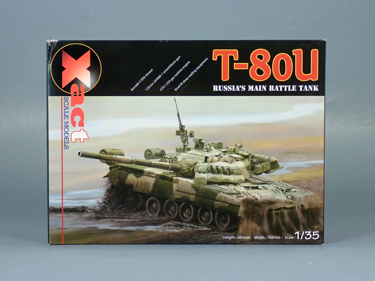 Yahoo!オークション - Xact XS35001 ロシア主力戦車 T-80U 1/35 プラ...