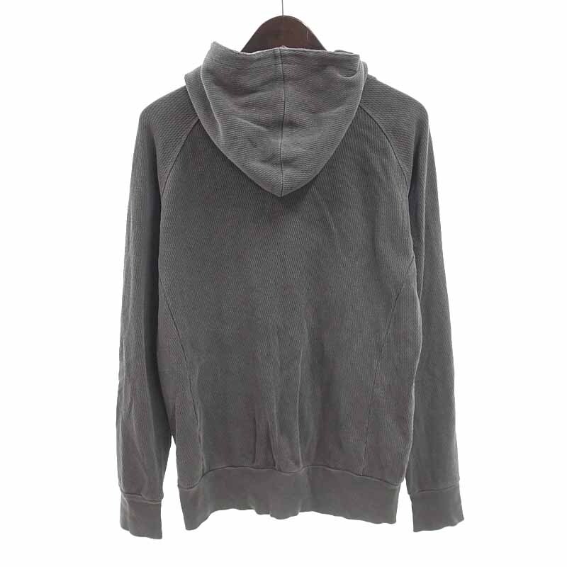 Yahoo!オークション - AKM T124 ワッフル サーマル ジップアップ フー...