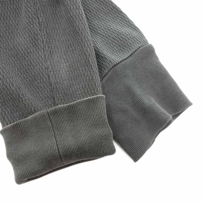 Yahoo!オークション - AKM T124 ワッフル サーマル ジップアップ フー...