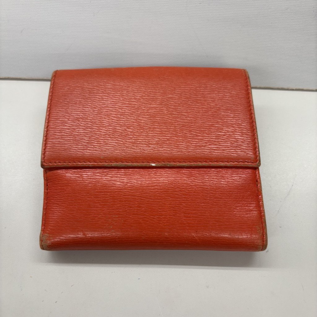 Yahoo!オークション - GUCCI グッチ 二つ折り財布 035.0416 オレンジ...