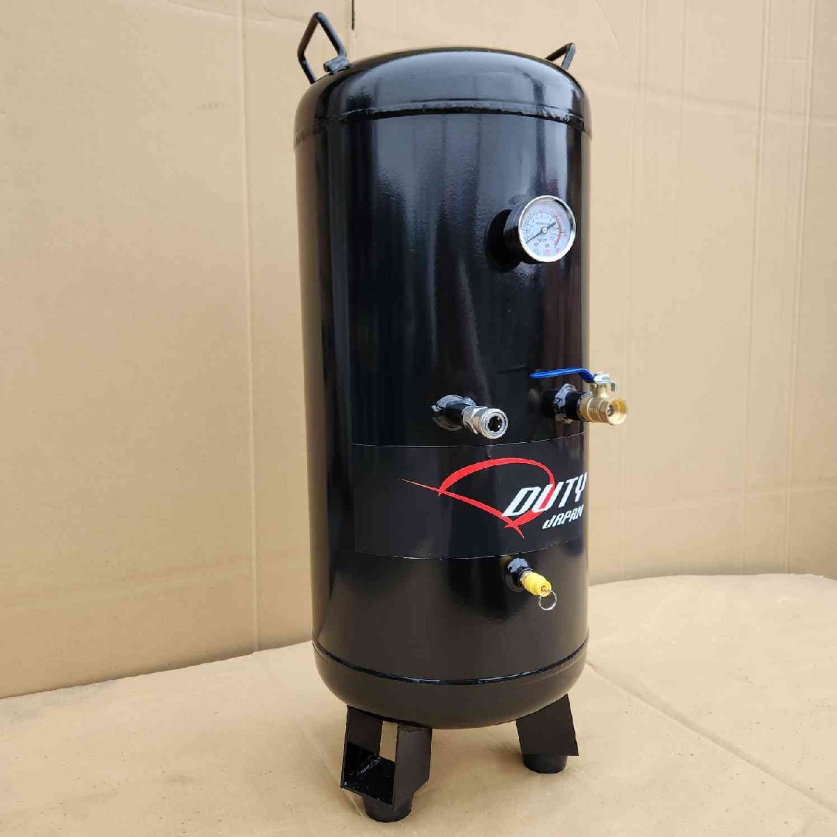 Yahoo!オークション - 50Lエアーサブタンク 縦型 予備タンク 安全弁付...