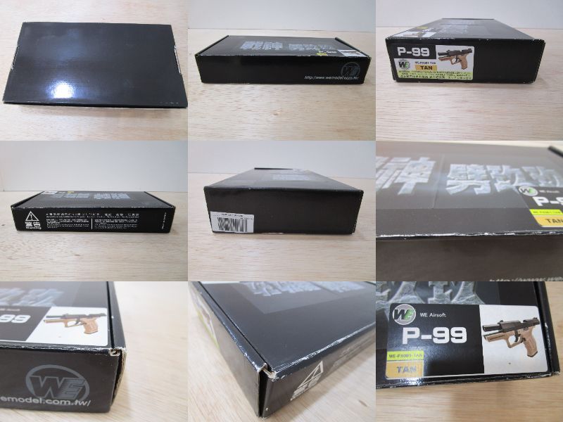 Yahoo!オークション - 123)WE P99 GBB TAN ガスガン 現状品