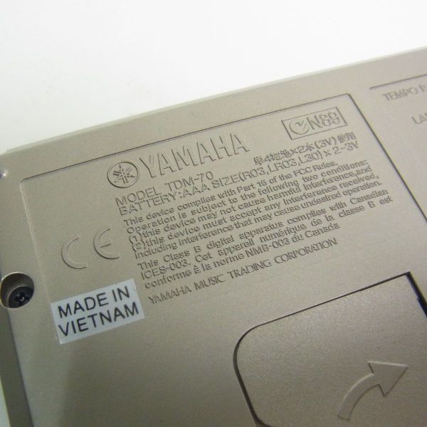 Yahoo!オークション - Y584-J41-52 YAMAHA ヤマハ TDM-70 TUNER-METRON...