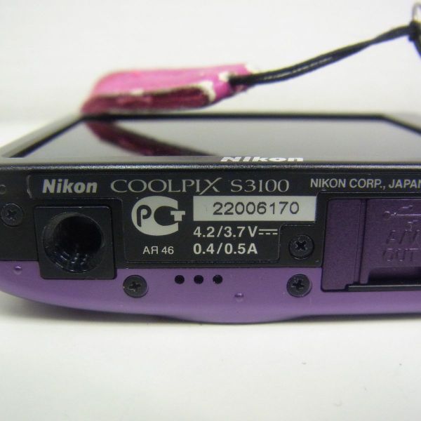 Yahoo!オークション - Y228-X12C-34 Nikon ニコン COOLPIX S3100 クー...