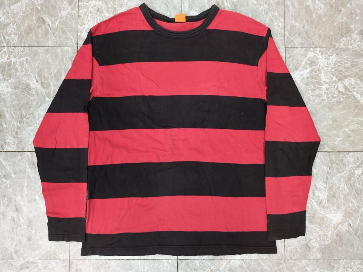 Yahoo!オークション - 3．PEARL DIVER 太ボーダー柄 Y2K 長袖 コットン...