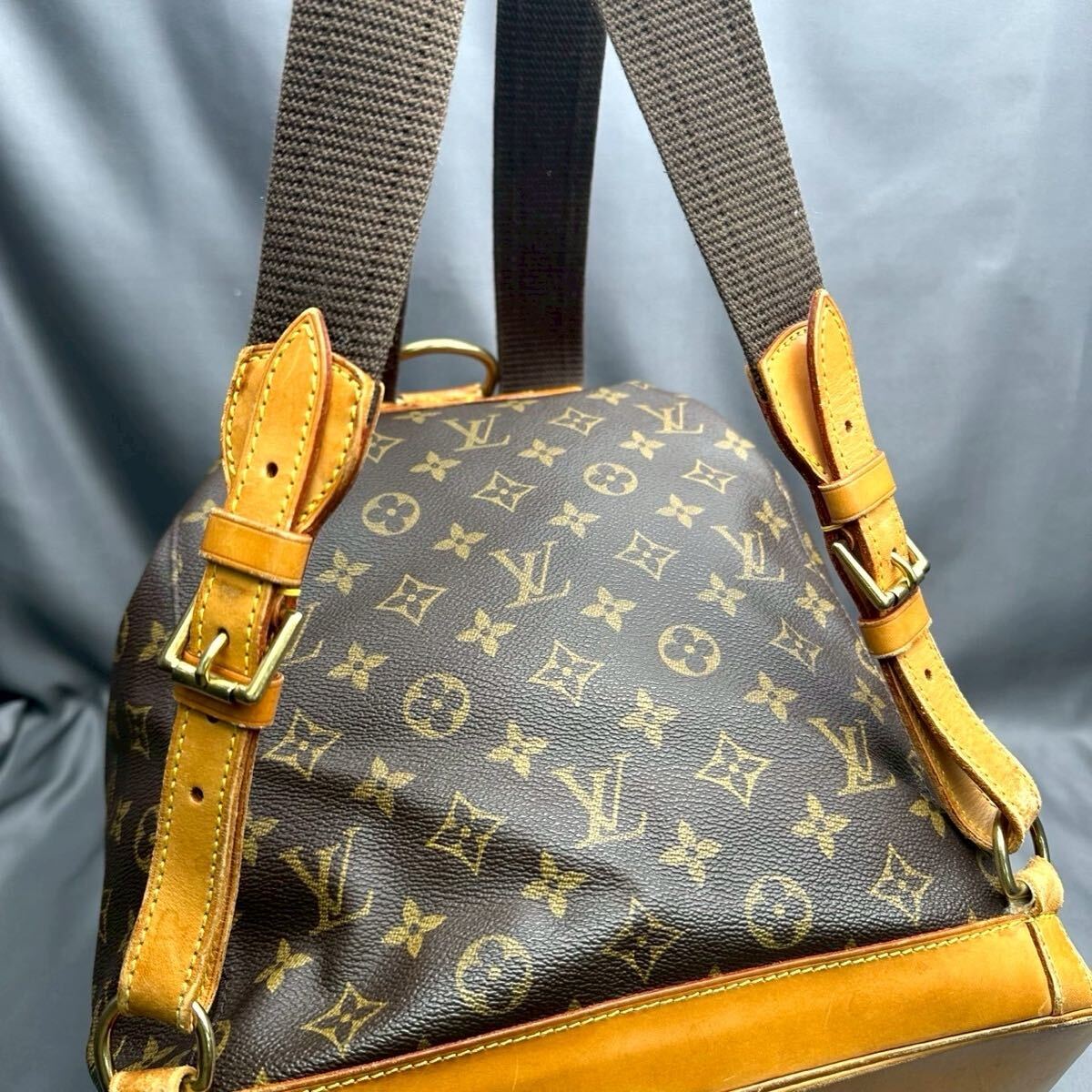 Yahoo!オークション - A348 LOUIS VUITTON ルイヴィトン モンスリMMモ...