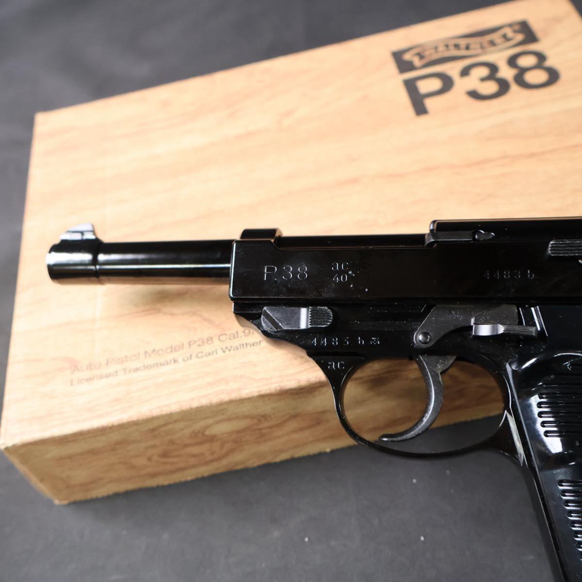 Yahoo!オークション - マルゼン ワルサー P38 ガスガン ac40 ブラック...