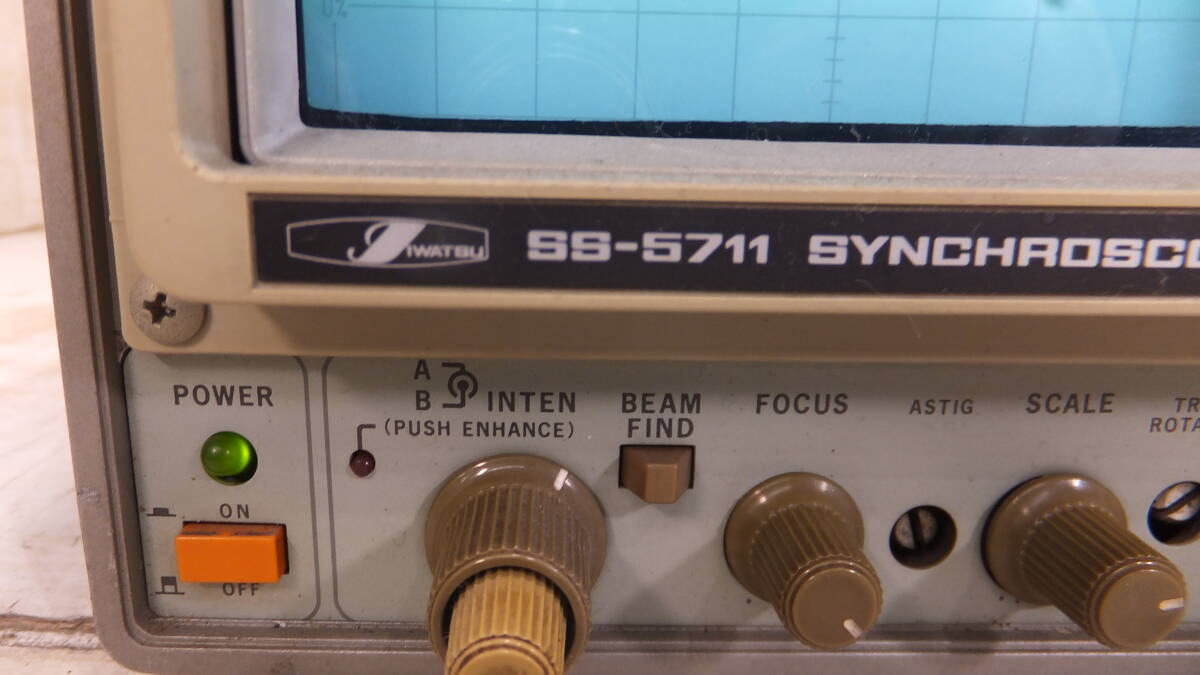 Yahoo!オークション - 岩通 IWATSU シンクロ スコープ オシロスコープ ...