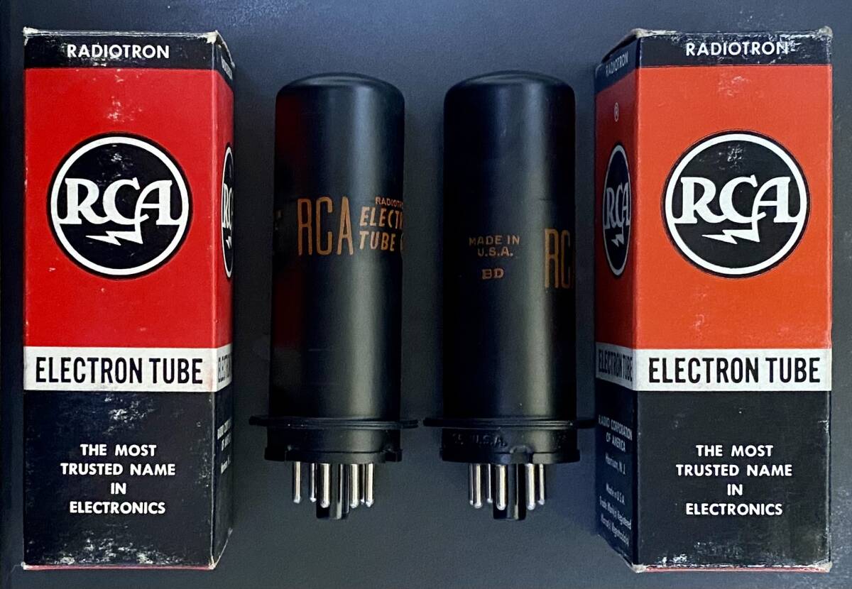 Yahoo!オークション - NEW22131 メタル管 RCA 6L6 新品元箱入2本セッ...
