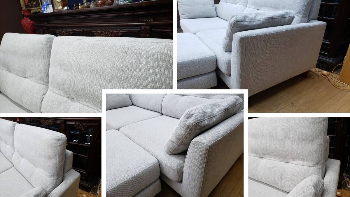 Yahoo!オークション - J39 展示品 大塚家具 取扱い 2Pソファ オットマ...