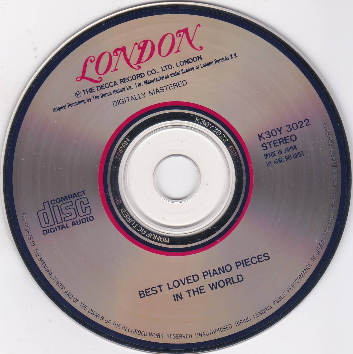 Yahoo!オークション - KING初期盤 カーゾン バックハウス他 楽しいピ...