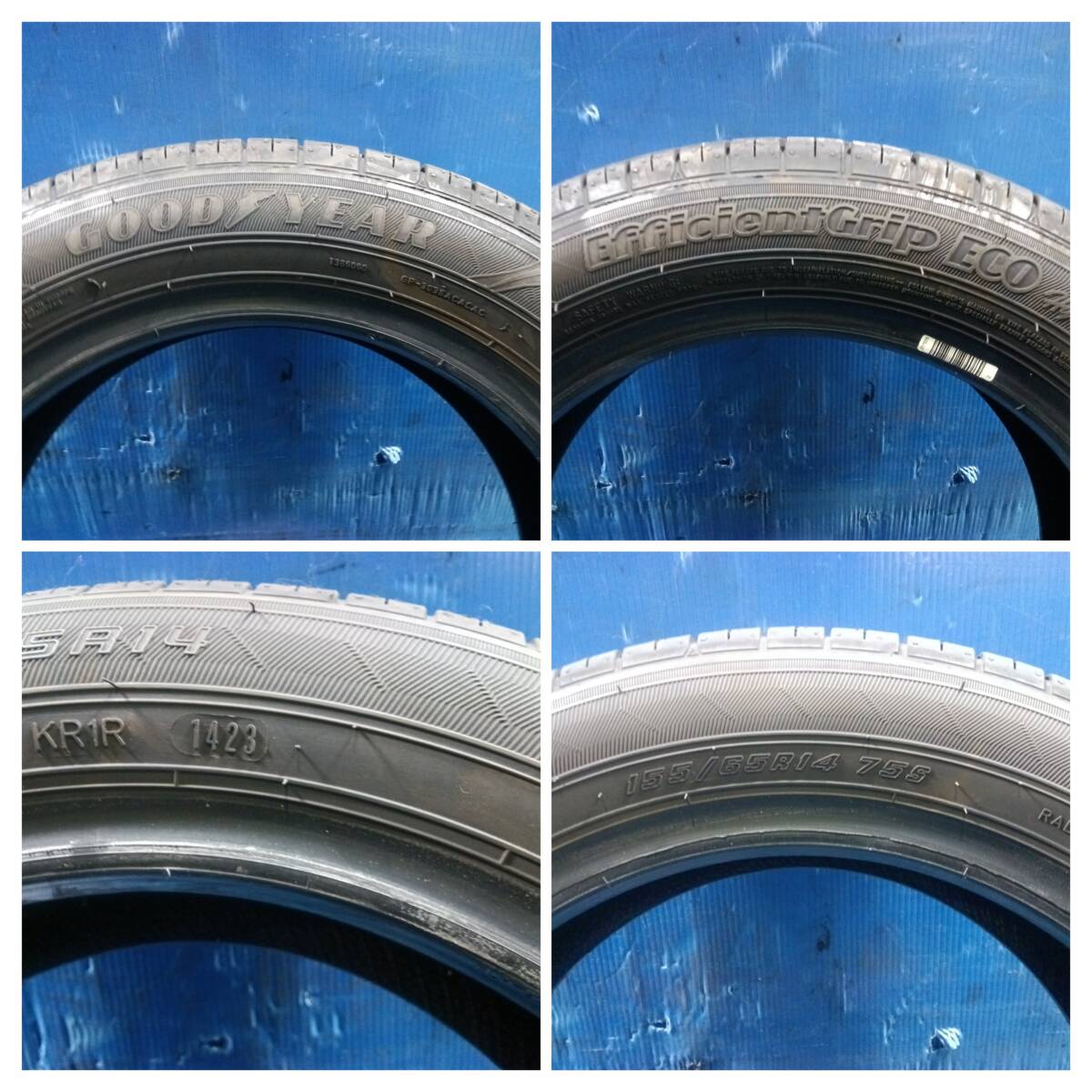 Yahoo!オークション - グッドイヤー EfficientGripHybrid EG01 155/65R...