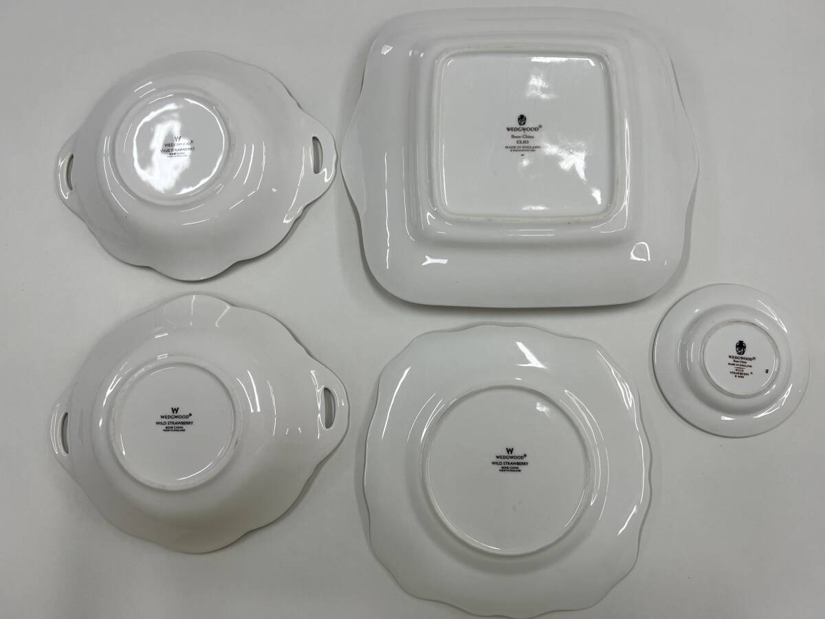 WEDGWOOD ウエッジウッド WILD STRAWBERRY ワイルドストロベリー ウィンザートレイ 皿 プレートおまとめ5点 10724(ウェッジウッド)｜売買されたオークション情報 ...