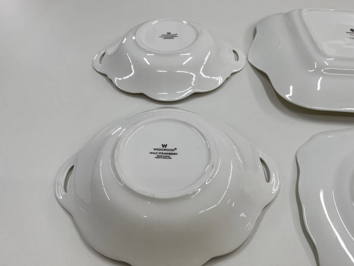 WEDGWOOD ウエッジウッド WILD STRAWBERRY ワイルドストロベリー ウィンザートレイ 皿 プレートおまとめ5点 10724(ウェッジウッド)｜売買されたオークション情報 ...