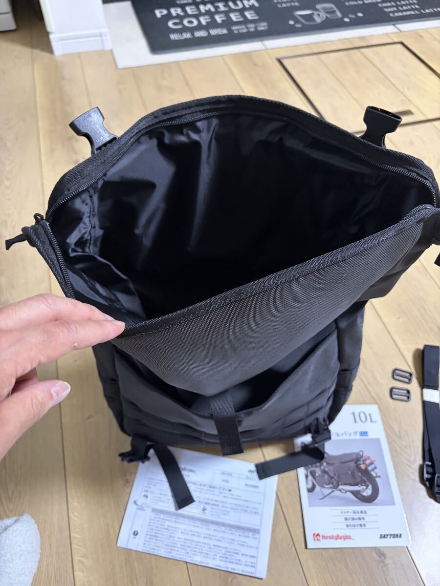 Yahoo!オークション - デイトナ HenlyBegins サドルバッグWR DHS-20 10...