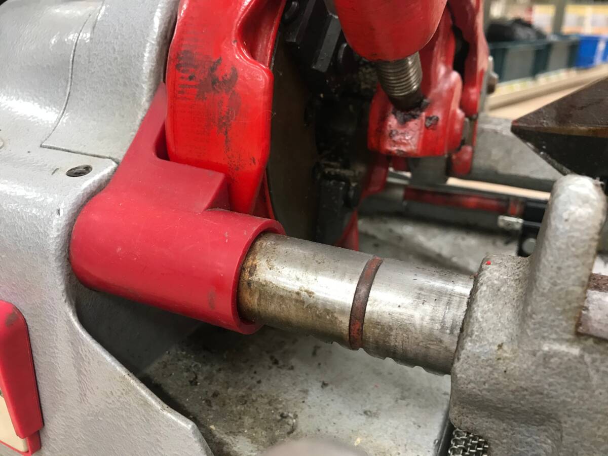 Yahoo!オークション - 【引取限定】 REX パイプマシン ねじ切り機 N40A...