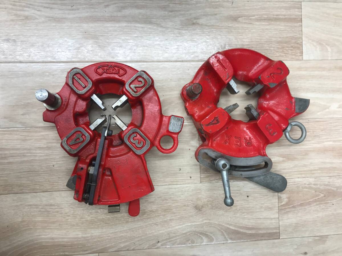 Yahoo!オークション - 【引取限定】 REX パイプマシン ねじ切り機 N40A...