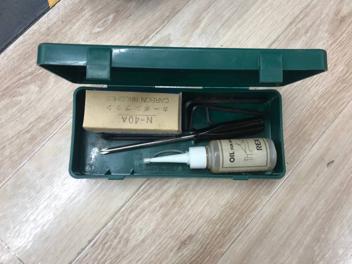 Yahoo!オークション - 【引取限定】 REX パイプマシン ねじ切り機 N40A...