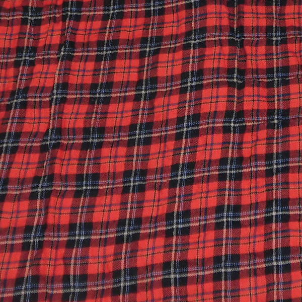 Yahoo!オークション - 中古 shucaの7部袖シャツ M 赤系チェック柄 ネ...