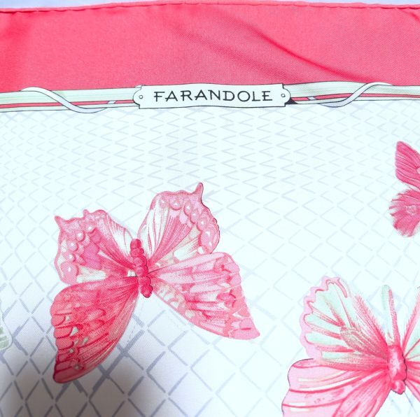 Yahoo!オークション - 美品 HERMES エルメスカレ 90 FARANDOLE Butterf...