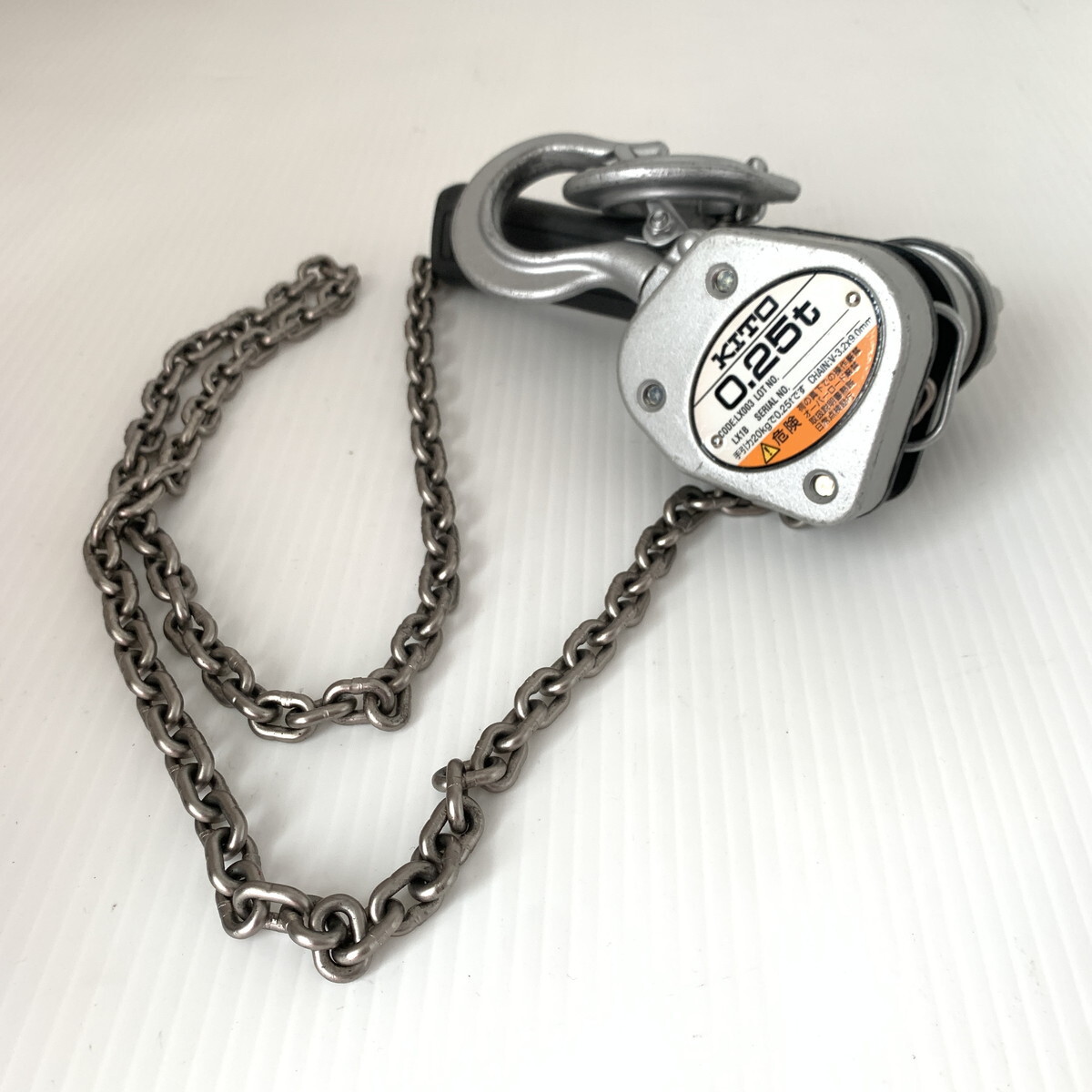 Yahoo!オークション - KITO キト 0.25t レバーブロック LX003 中...