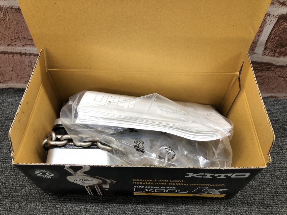 Yahoo!オークション - 017 未使用品・即決価格 KITO レバーブロック 0....