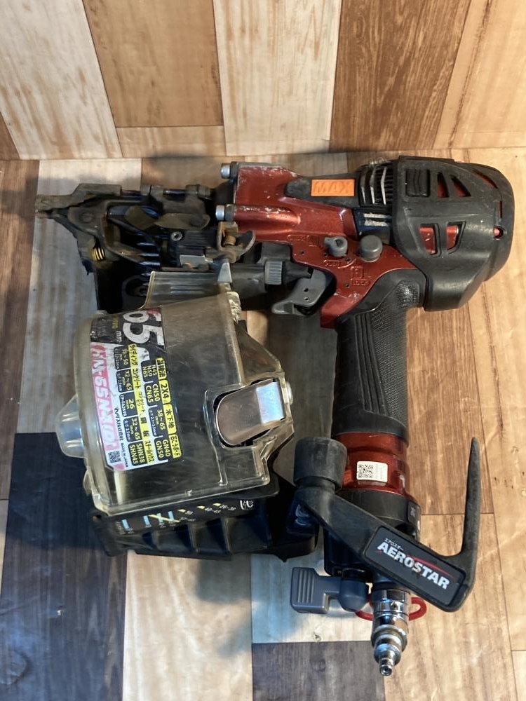 Yahoo!オークション - 007 おすすめ品 MAX 65mm高圧釘打ち機 HN-65N4