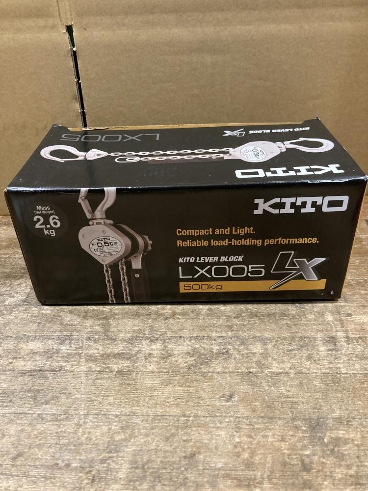 Yahoo!オークション - 020 未使用品・即決価格 KITO レバーブロック 0....