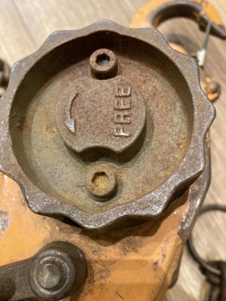 Yahoo!オークション - 025 ジャンク品 STJ レバーブロック 0.8t 型式不...