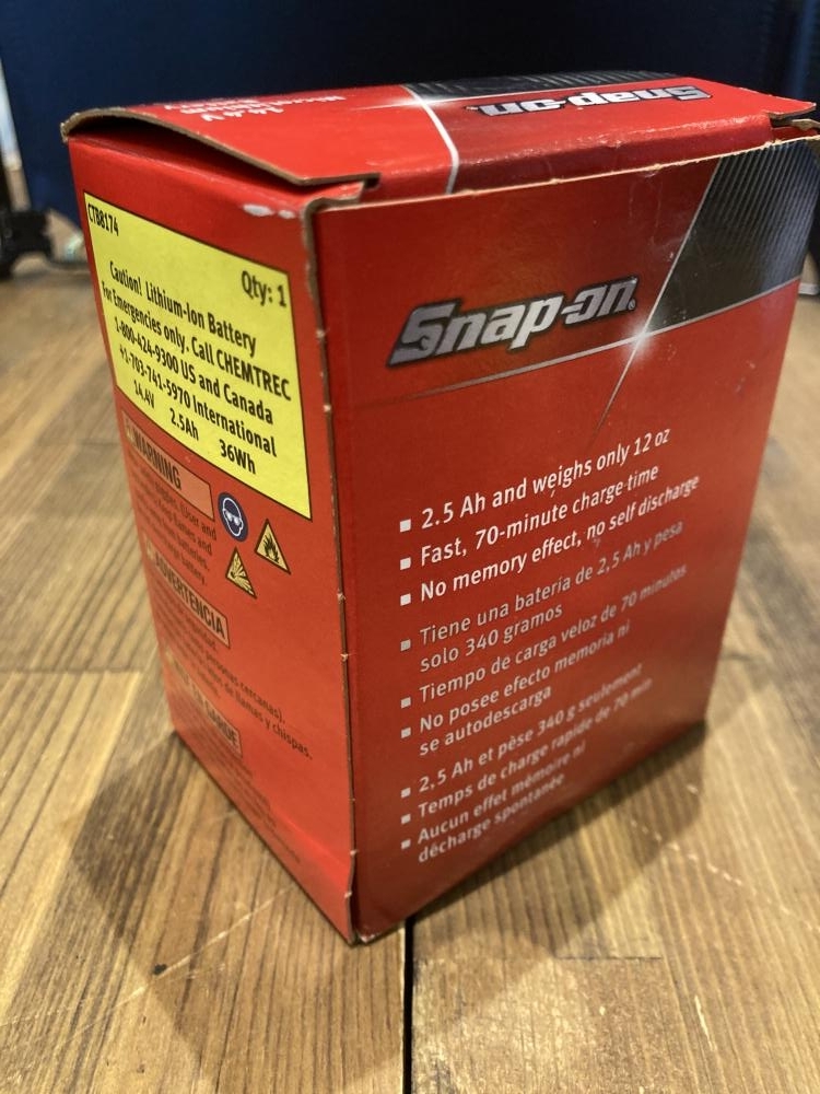 Yahoo!オークション - 024 未使用品 スナップオン 14.4Vマイクロリチウ...