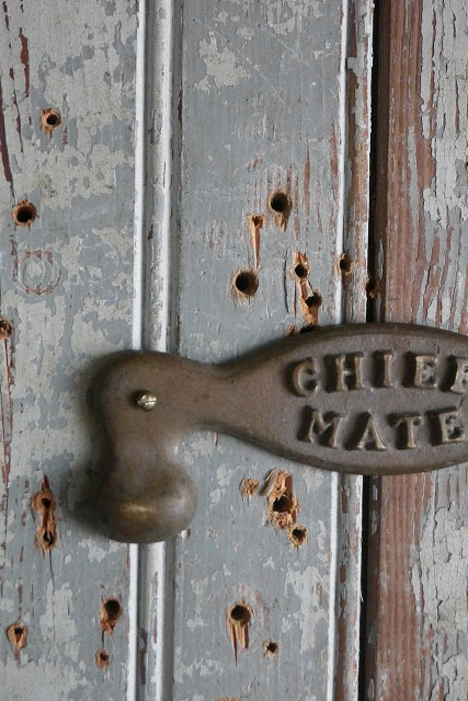 Yahoo!オークション - アンティーク CHIEF MATE ブラスプレート [ag3-2...